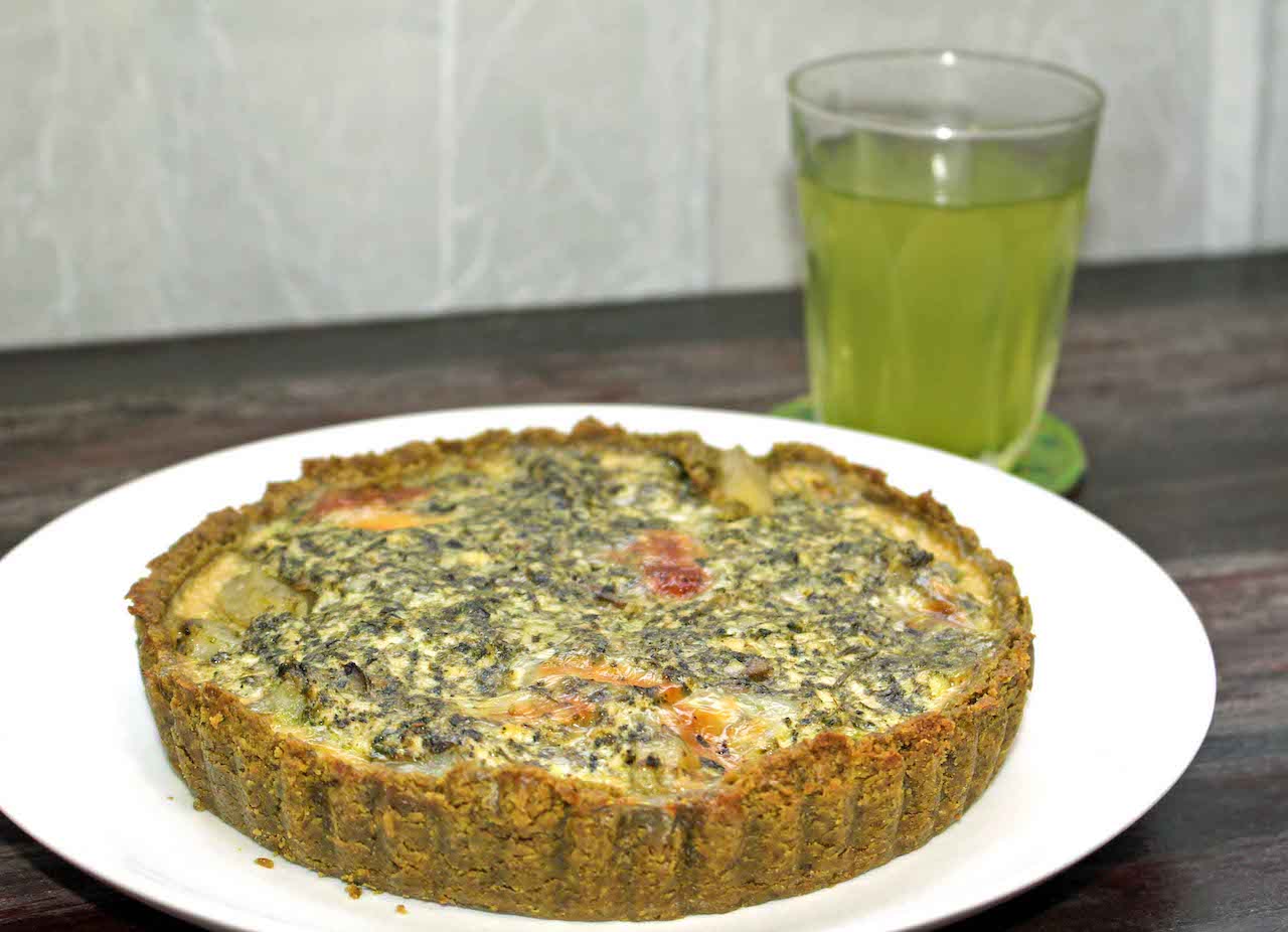 Fukamushicha used tea leaf quiche｜Drink LEAF TEA and Protect Nature｜CHAMART